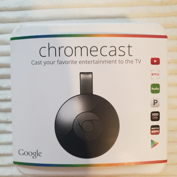 google | Media | Google Chromecast 2nd Gen In Black Nwt | Poshmark
